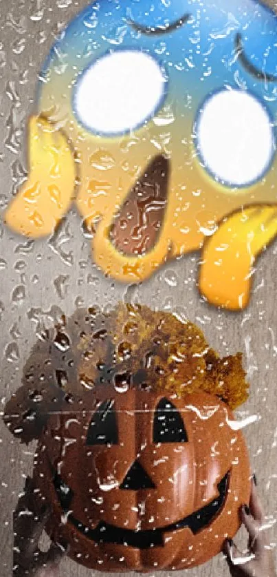 Halloween Pumpkin Emoji Art - free download