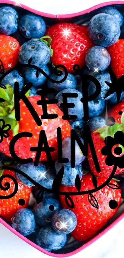 Heart Berry Calm Wallpaper - free download