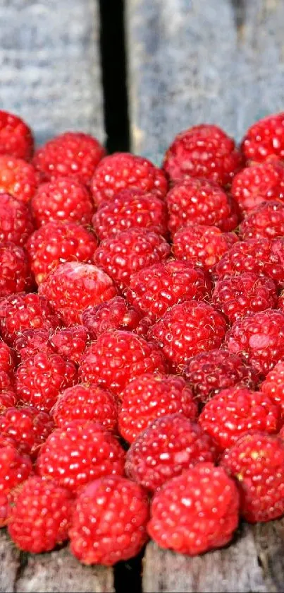 Heart-Shaped Raspberry Wallpaper - free download