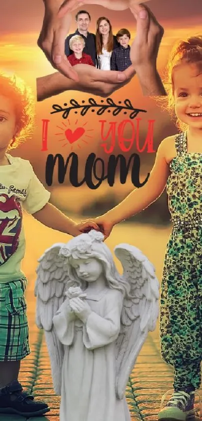 Heartfelt Family Mobile Wallpaper - free download