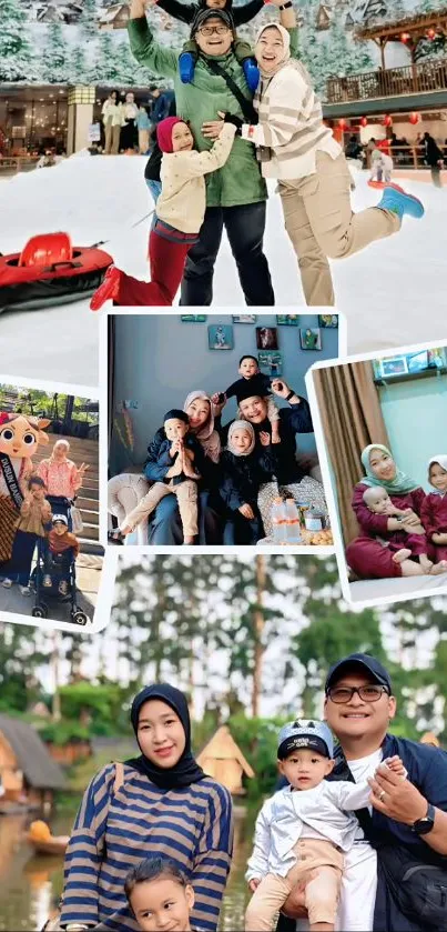 Heartwarming Family Moments Collage - free download