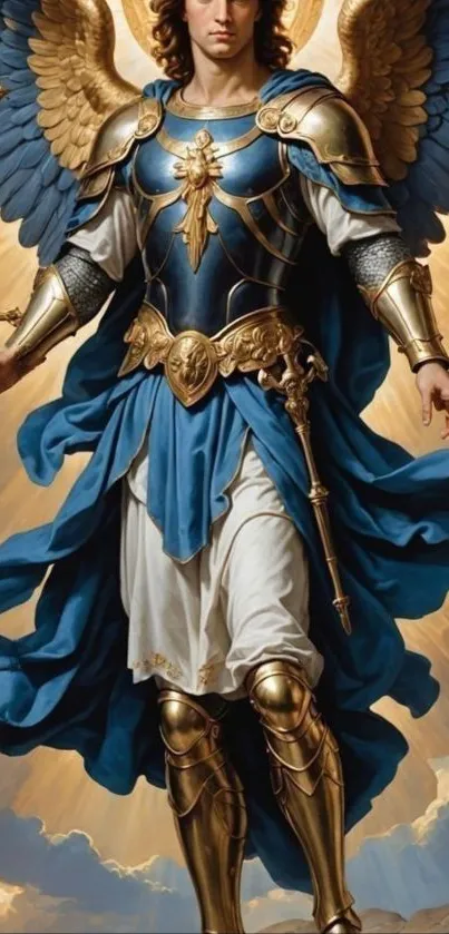 Heavenly Warrior Angel Wallpaper - free download