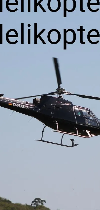 Helicopter Landscape Wallpaper - free download