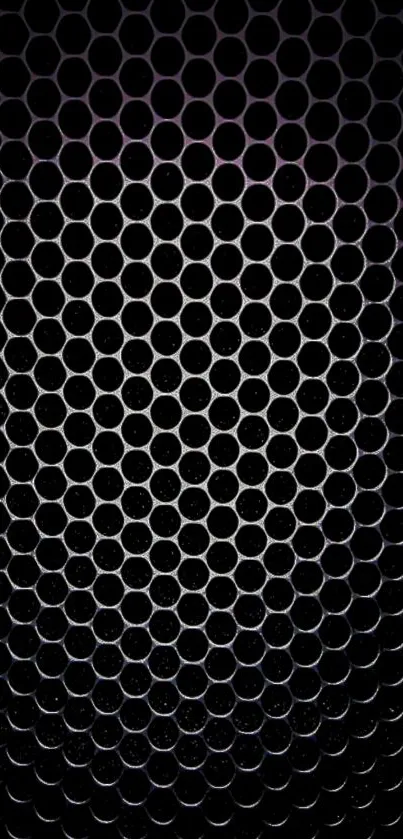 Hexagonal Grid Phone Wallpaper - free download