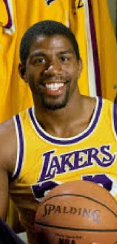 Iconic Basketball Legend Poster - free download