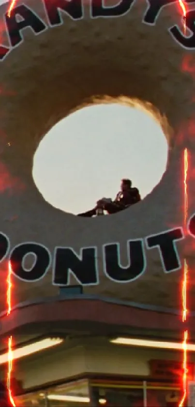 Iconic Donut Shop Wallpaper - free download