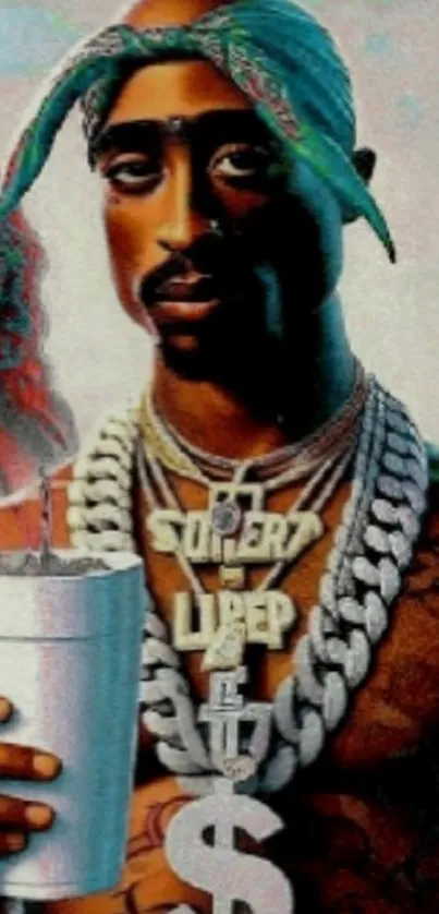 Iconic Figure in Pop Art - free download