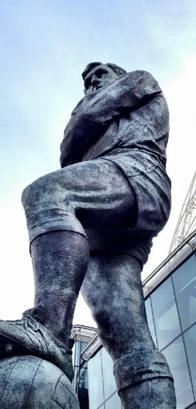 Iconic Football Statue Wallpaper - free download