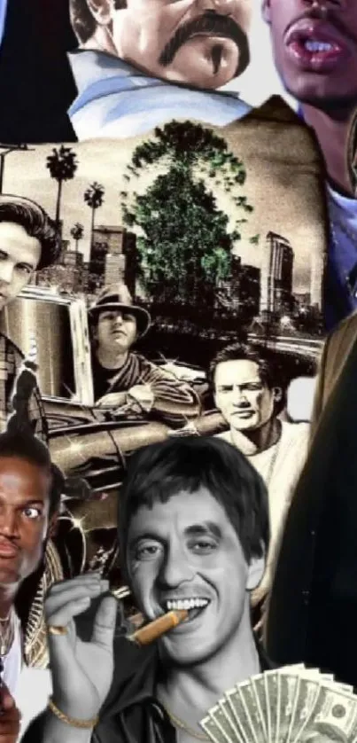 Iconic Movie Characters Collage - free download