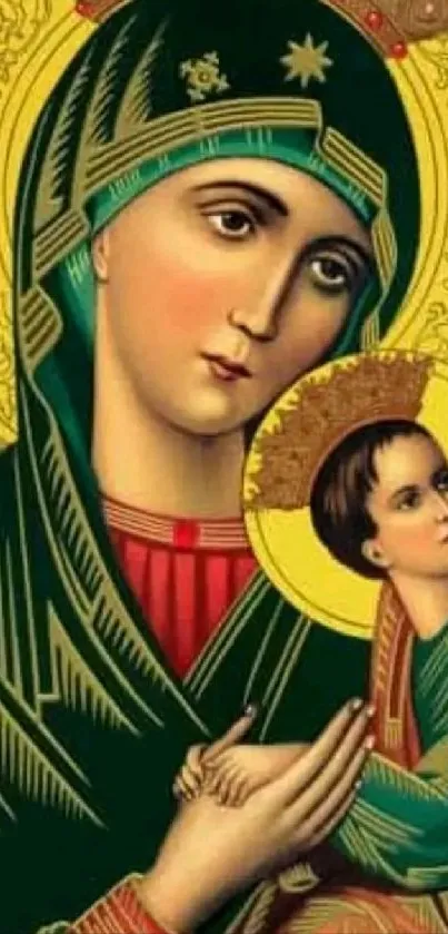 Iconic Religious Art Wallpaper - free download