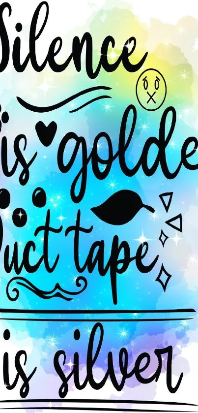 Inspirational Colorful Quote Art - free download