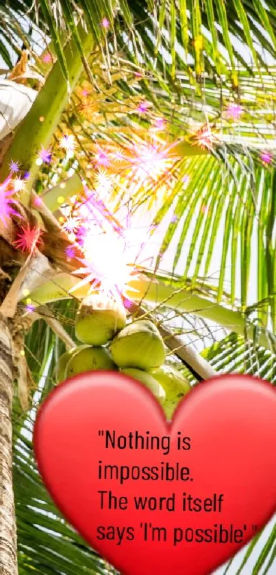 Inspirational Palm Tree Wallpaper - free download