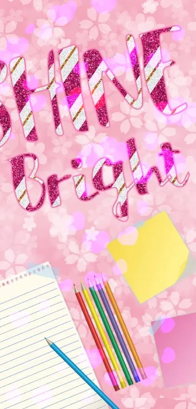 Inspiring Pink Floral Wallpaper - free download