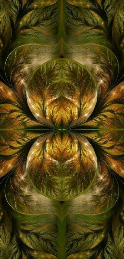 Intricate Leaf Pattern Wallpaper - free download