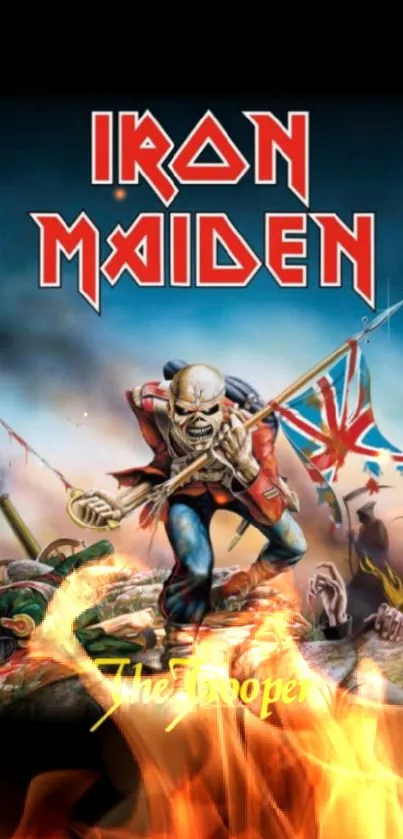 Iron Maiden The Trooper Art - free download