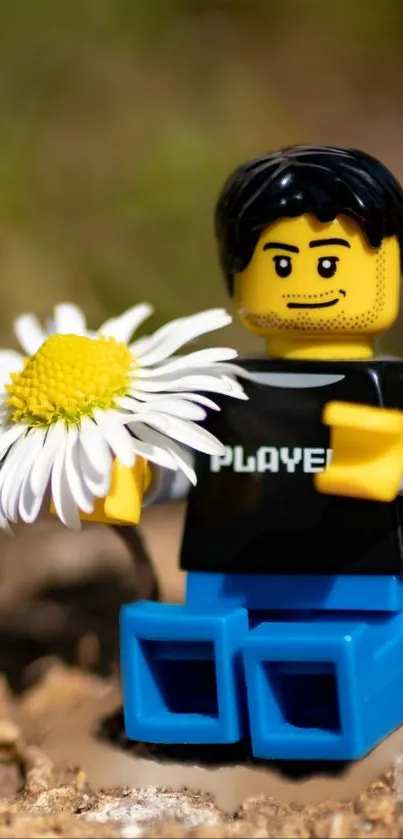 Lego Figure Nature Wallpaper - free download