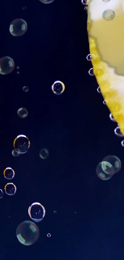 Lemon Bubbles Abstract Art - free download