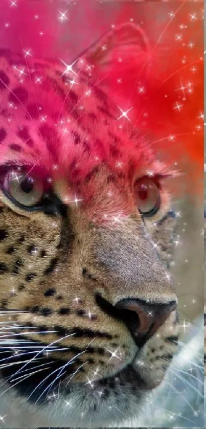 Leopard with Sparkling Overlay - free download
