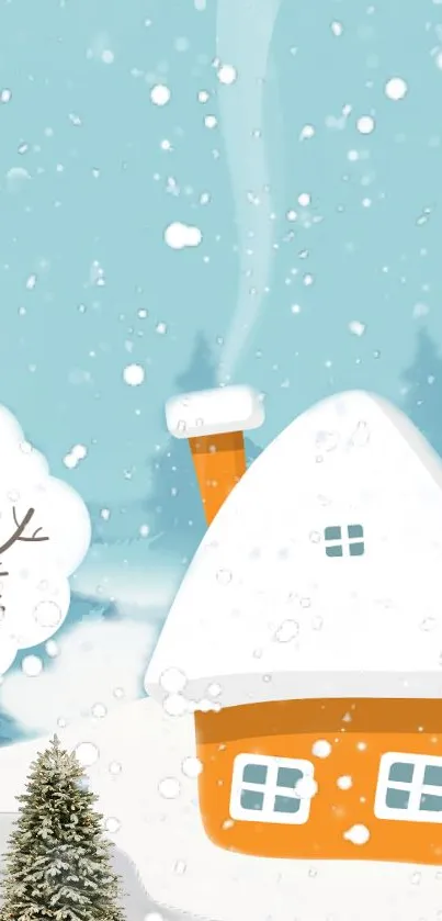 Liquid Snow Cartoon Live Wallpaper - free download