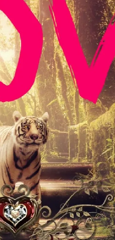 Love in Forest Wallpaper - free download