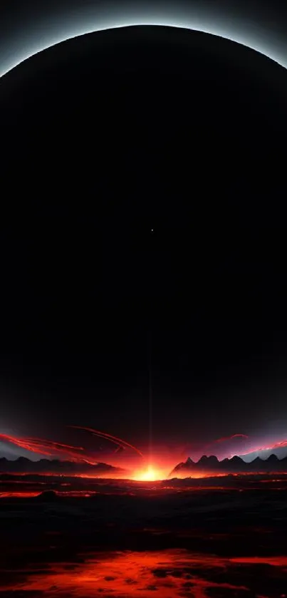 Lunar Eclipse Abstract Art - free download