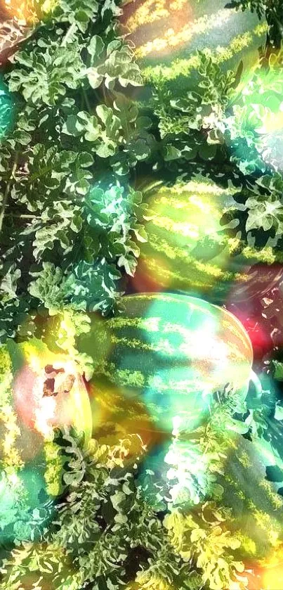 Lush Watermelon Field Wallpaper - free download