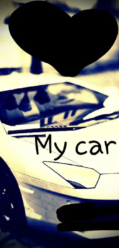 Luxury Car Love Wallpaper - free download