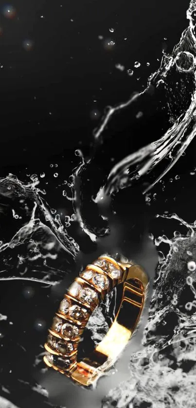 Luxury Ring Splash Wallpaper - free download