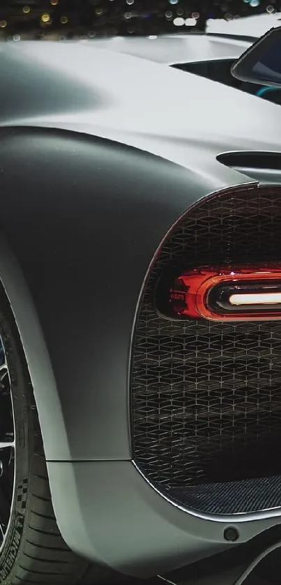 Luxury Supercar Rear View - free download