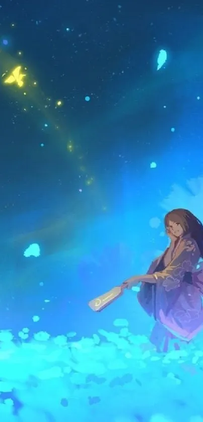 Magical Night Art Wallpaper - free download