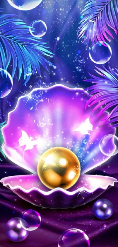 Magical Pearl in Ocean Shell - free download