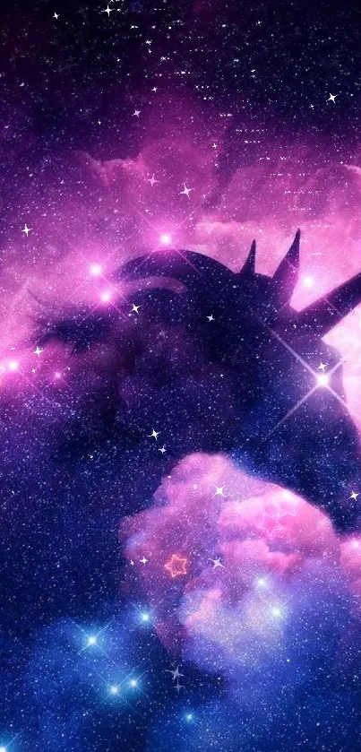 Magical Unicorn Galaxy Art - free download