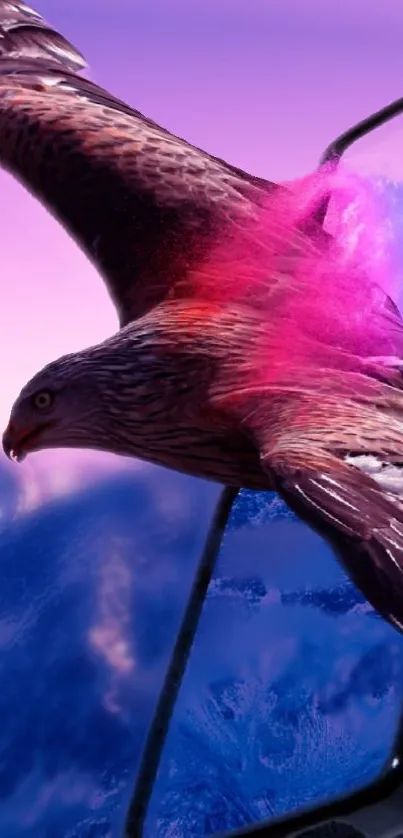 Majestic Eagle in Flight Wallpaper - free download