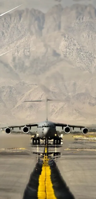 Majestic Jet on Runway - free download