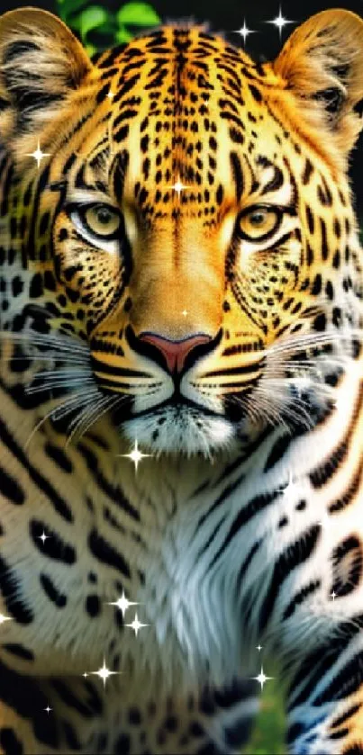 Majestic Leopard Mobile Wallpaper - free download