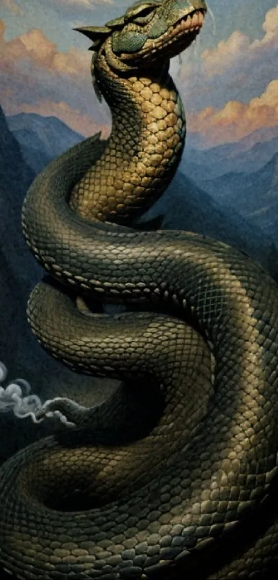 Majestic Serpent Art Wallpaper - free download