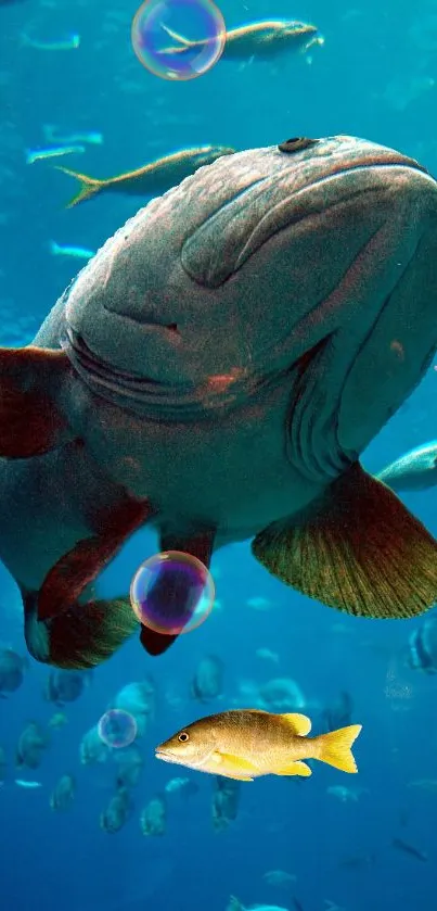 Majestic Underwater Fish Scene - free download