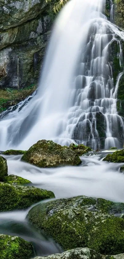 Majestic Waterfall Serenity - free download