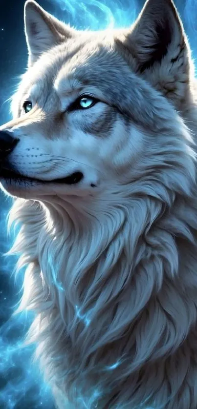 Majestic Wolf Aura Wallpaper - free download