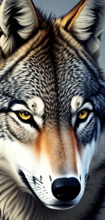 Majestic Wolf Phone Wallpaper - free download