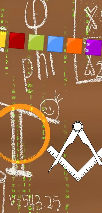 Mathematical Art Mobile Wallpaper - free download