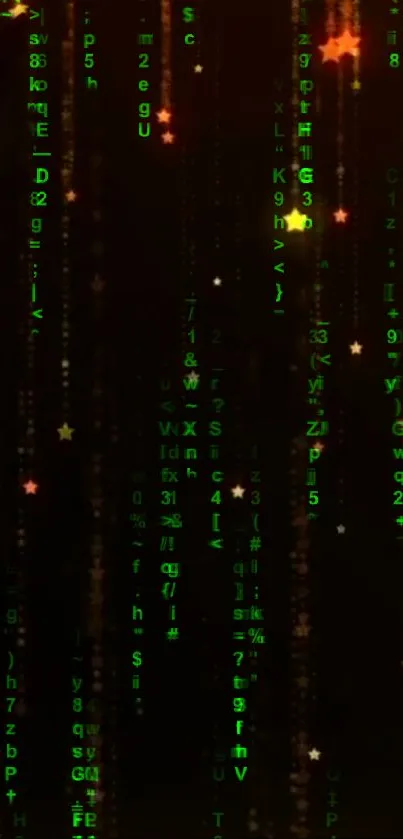Matrix Code Mobile Wallpaper - free download