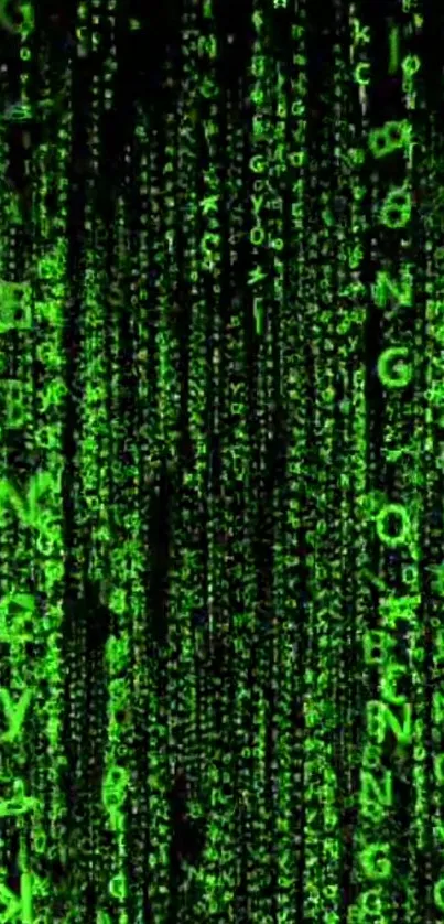 Matrix Code Mobile Wallpaper - free download