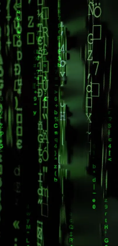 Matrix Code Mobile Wallpaper - free download