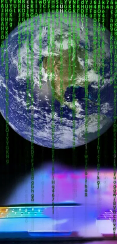Matrix Earth Wallpaper - free download