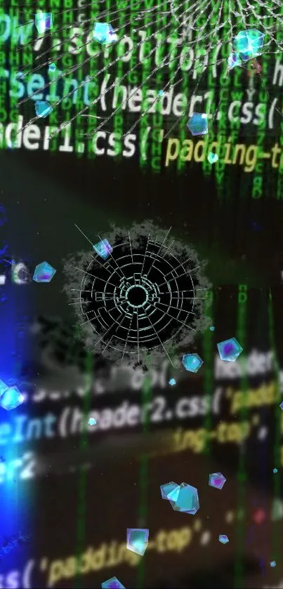 Matrix-Inspired Code Wallpaper - free download