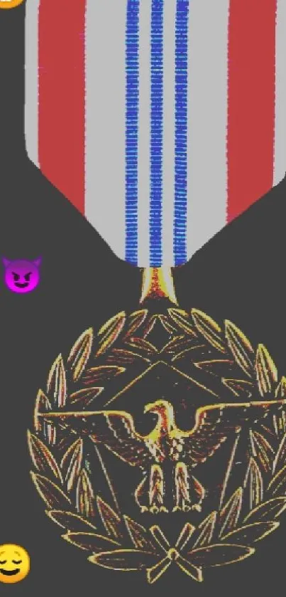 Medals with Emoji Accents - free download