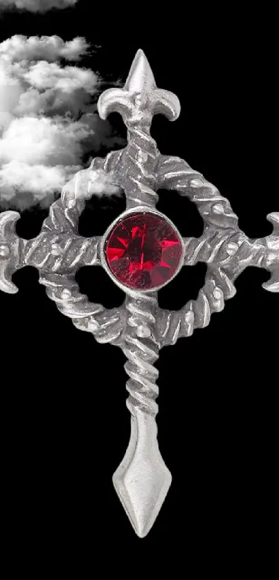 Medieval Gemstone Dagger Design - free download