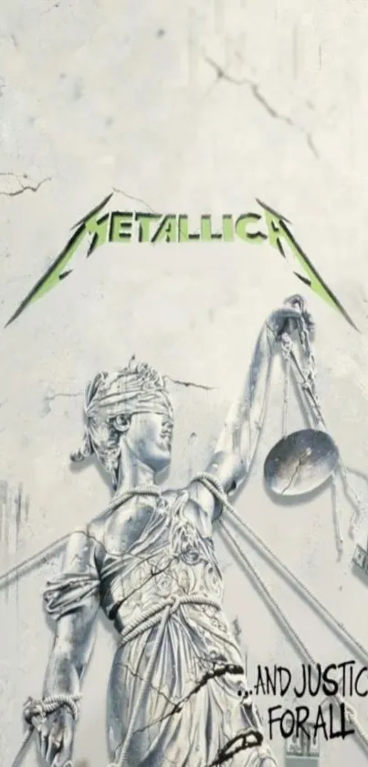 Metallica Lady Justice Mobile Wallpaper - free download