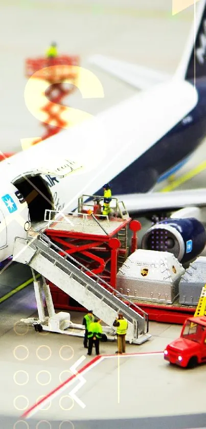 Miniature Airport Scene - free download